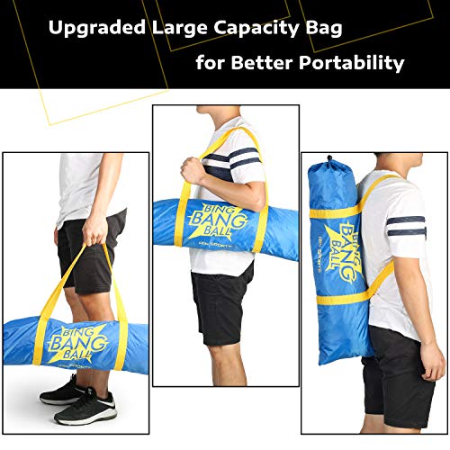 A11N Bing Bang Ball Game Set - Includes Playing Net, 3 Balls, Bag and ...