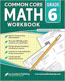 Amazon.com: 6th grade Math Workbook: CommonCore Math Workbook ...