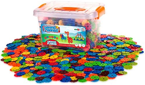 Creative Kids Flakes – 1400 Piece Interlocking Plastic Disc Set for ...