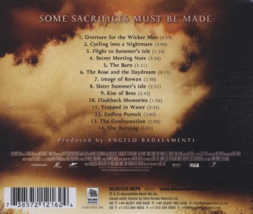 Disco de Angelo Badalamenti: «The Wicker Man (ORIGINAL SOUNDTRACK)»