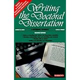Amazon.com: Writing the Doctoral Dissertation: A Systematic Approach ...