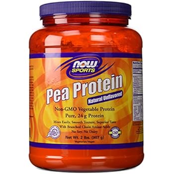 Amazon.com: 100% Pure Pea Protein (Pack of 2) Now Foods 2 lbs Powder ...