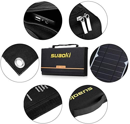 SUAOKI Solar Charger 60W Portable Solar Panel Foldable Compatible with ...