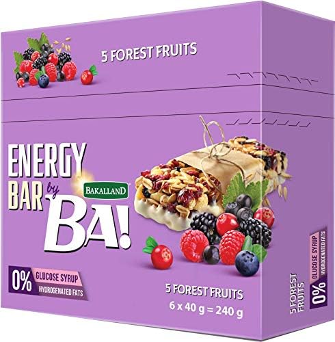 Bakalland BA! 5 Forest Fruits Energy Bar 6-Pieces 40 g price in Saudi ...