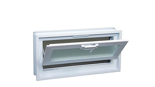1608 Hopper Vent Window for Glass Blocks, Sheds, Cabins, Tiny Homes ...
