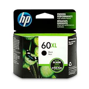 HP 60XL Black High Yield Original Ink Cartridge (CC641WN): Amazon.ca ...