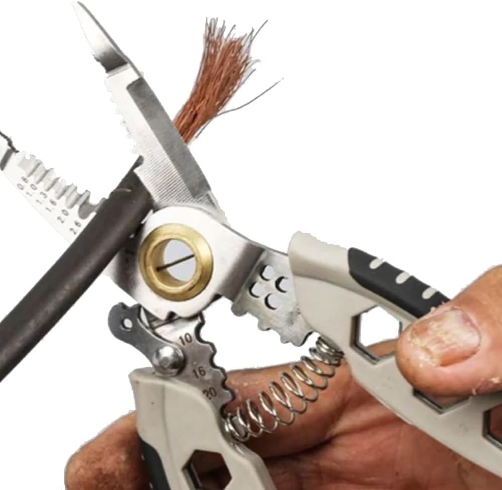 Mua 7-Inch Multipurpose Wire Stripper, 2024 Upgrade Heavy Duty Multi ...