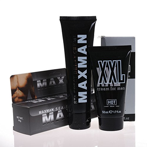 2Pcs XXL & Maxman Strong Man Increase Penis Cream Titan Gel Male Herbal ...