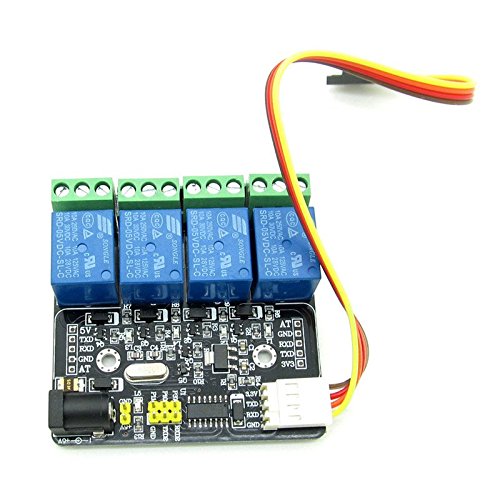Serial TTL Transistor-Transistor Logic 4 Channel Relay Control - Import ...