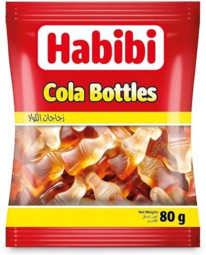 Habibi Jelly Cola Bottles Flavoured Gummi Candy 80 g price in UAE ...