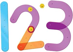 Amazon.com: Learning Resources Number Construction - 55 Pieces, Ages 3 ...