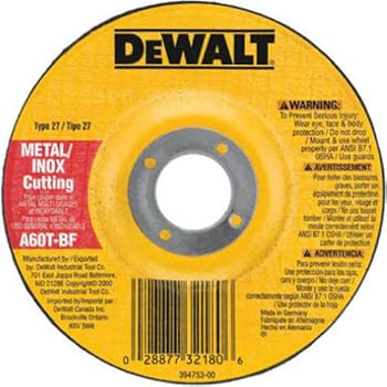 DEWALT DW8424 4-1/2-Inch X .045-Inch X 7/8-Inch Metal/INOX Cutting ...