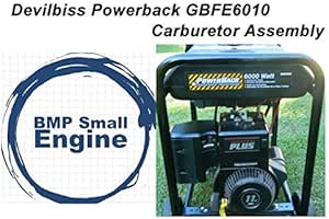 Amazon.com: BMotorParts Carburetor Carb for Devilbiss Powerback ...