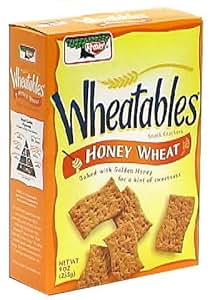 Amazon.com: Wheatables Baked Snack Crackers, Honey Wheat, 9-Ounce Boxes ...