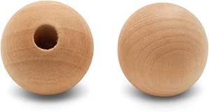Amazon.com: Wood Dowel Caps 1 inch Diameter with 1/4 inch Hole, Pack of ...