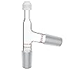 stonylab 3-Way Distillation Thermometer Adapter with 24/40 Joints and ...