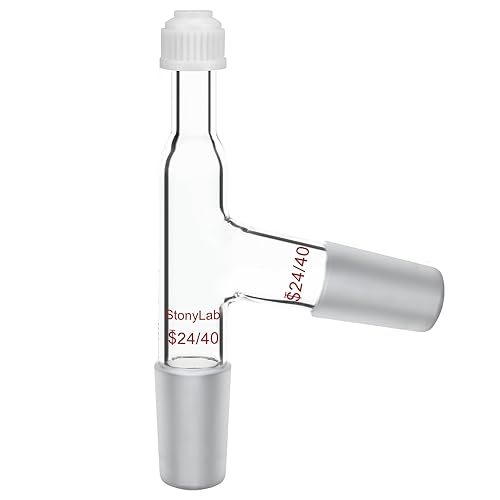 stonylab 3-Way Distillation Thermometer Adapter with 24/40 Joints and ...
