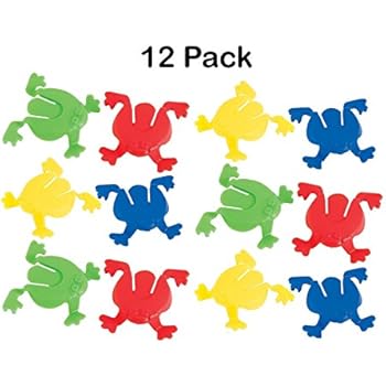 Amazon.com: US Toy Jumping Frog Toy (Lot of 36), Assorted Color: Toys ...