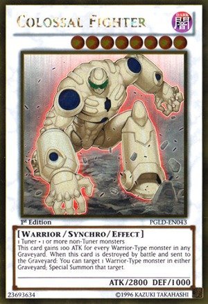 Yu-Gi-Oh! - Colossal Fighter (PGLD-EN043) - Premium Gold - 1st Edition ...