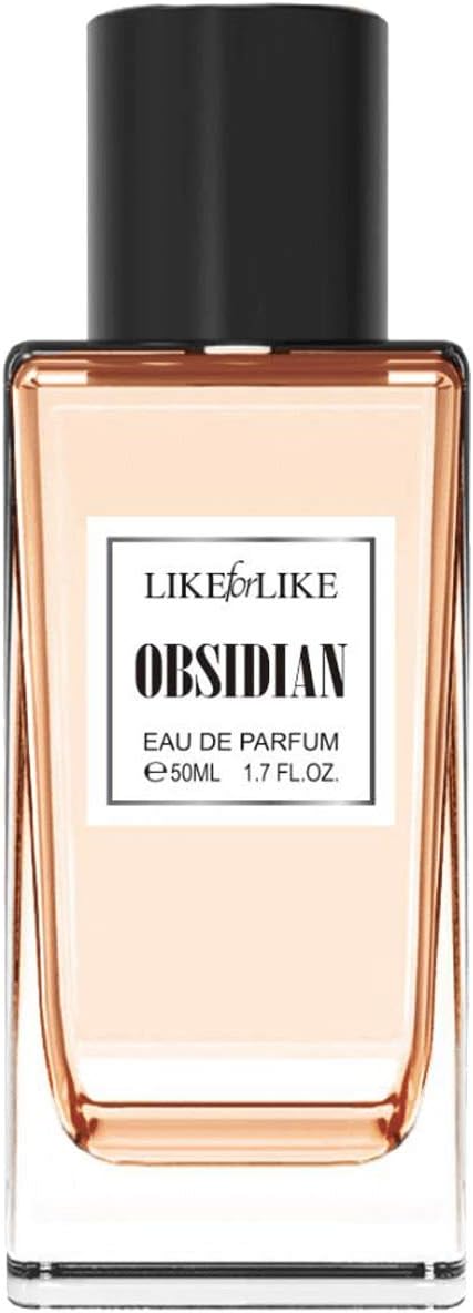 Like for Like Mens Obsidian Eau De Parfum EDP 50ml Bottle Long Lasting ...