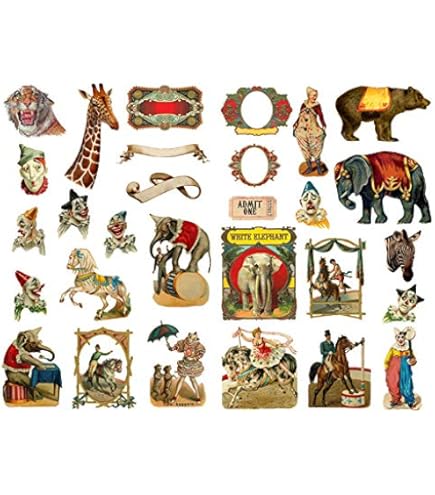 Vintage Circus Decals Poster Vintage Circus Background PIXERS.US