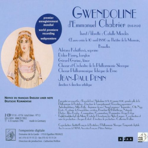 Gwendoline (opera) - Alchetron, The Free Social Encyclopedia