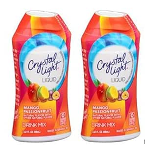 Amazon.com : 2 pack Crystal Light Mango Passionfruit Liquid Drink Mix ...