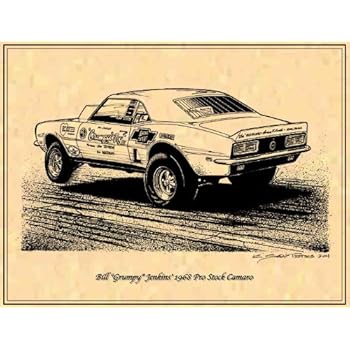 Amazon.com: Bill Grumpy Jenkins' 1983 Pro Stock Chevy Camaro: Prints ...