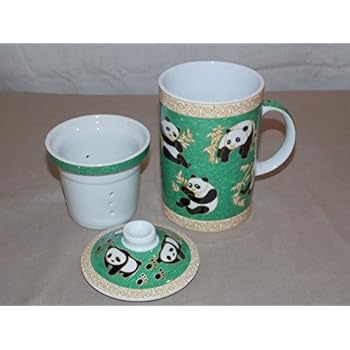 Amazon.com | Panda Infuser Tea Mug: Tea Mugs With Infuser: Teacups