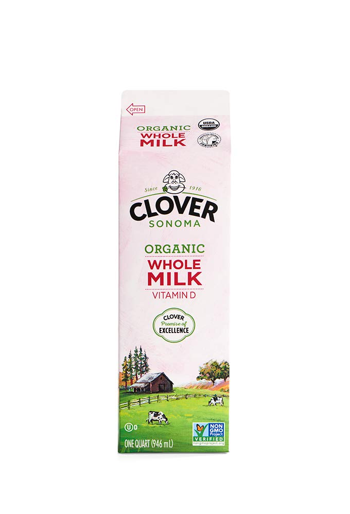 Clover Sonoma Organic Milk, 32 Fl Oz: Amazon.com: Grocery & Gourmet Food