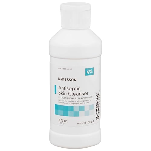 McKesson Antiseptic Skin Cleanser, 4% Strength - Effective Solution for ...