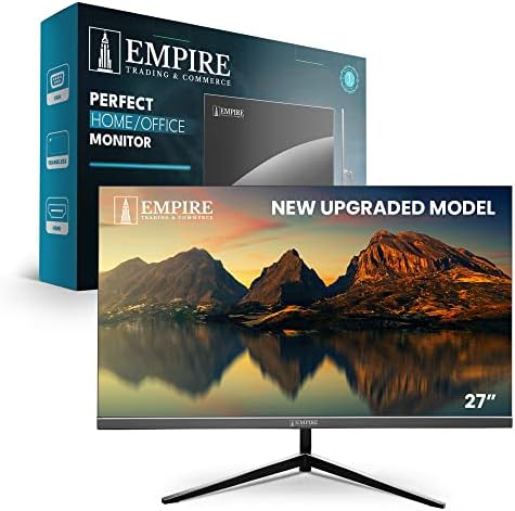 Empire 27 Inch Monitor with Speakers, 75HZ Computer Monitor with 99% ...