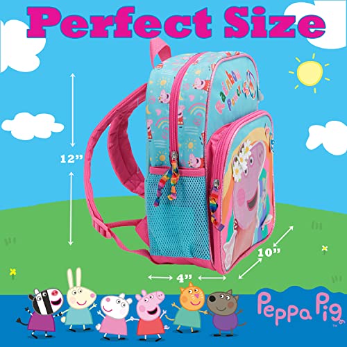 Peppa Pig Glitter Floating Confetti Backpack for Girls, Pre-school ...