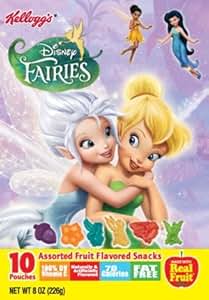 Amazon.com: Kellogg's Fruit Flavored Snacks, Disney Fairies TinkerBell ...