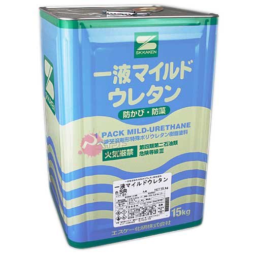Amazon | エスケー化研 一液マイルドウレタン 濃彩 15kg SR-414 | 塗料缶・ペンキ