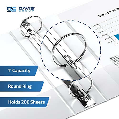 Easyview Premium, 1-Inch Mini Binder, 8.5"x5.5", 3-Ring Binders for ...