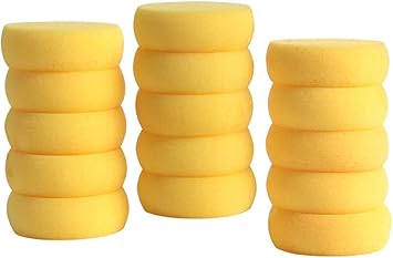 Amazon.com: Hapy Shop 24 Pack Painting Sponge Round Synthetic Artist ...