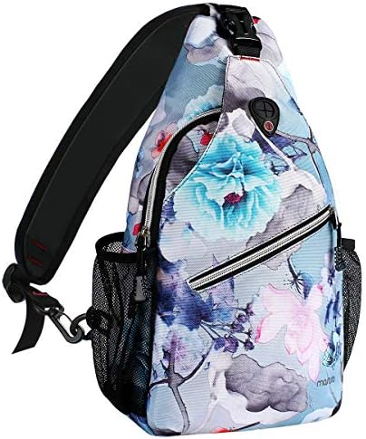 MOSISO 13 inch Sling Backpack, Multipurpose Hiking Daypack Outdoor Rope ...
