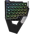 Amazon.com: DeLUX One-Handed Magnetic Switches Gaming Keyboard Wired ...