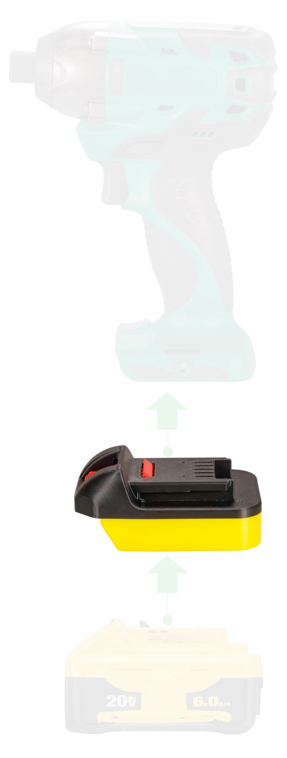 Adapter for DeWalt 20V Li-ion Batteries to Power for Masterforce Boost ...