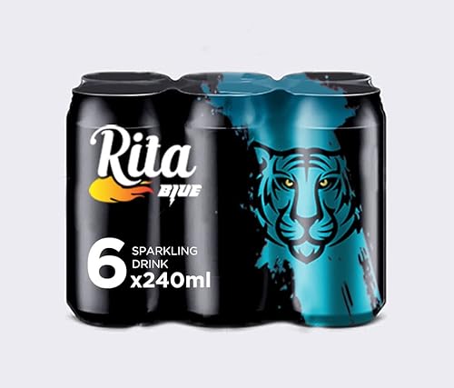 Rita Blue Non-Alcoholic Sparkling Soft Drink, Can, 6 x 240 ml price in ...