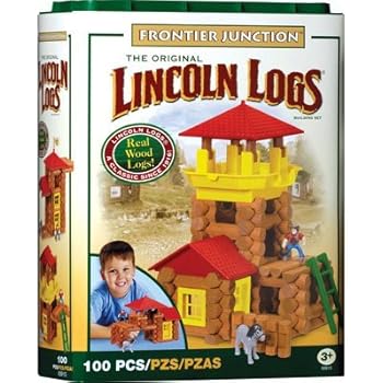 Amazon.com: Lincoln Logs Frontier Junction 100 Pieces: Toys & Games