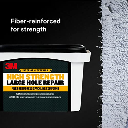 3M High Strength Large Hole Repair, Fiber Reinforced Spackling Compound ...