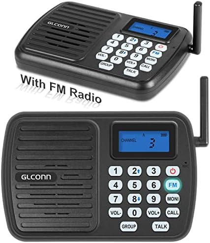 Intercoms Wireless for Home - GLCONN 1.1 Mile Range Wireless Intercom ...