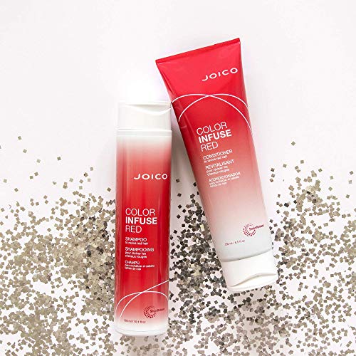 Joico Color Infuse Shampoo and Conditioner Set, Red, 10.1 Fl Oz (Pack ...