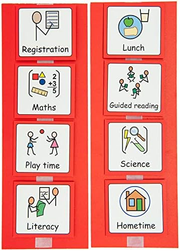 Visual Timetable for School with 40 Widgit(T) Symbols: Amazon.co.uk ...