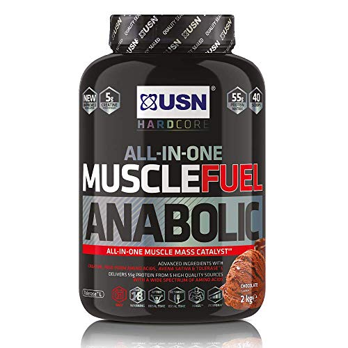 USN Muscle Fuel Anabolic Chocolate Protein Shake 2KG Workout Boosting USN Muscle Fuel Anabolic Chocolate Protein Shake 2KG Workout Boosting