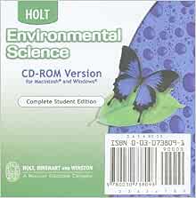 Holt Environmental Science: Student Edition on CD-ROM 2004: HOLT ...