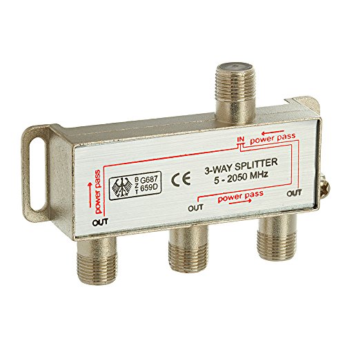 Mua Cmple 3-Way Splitter 2050MHz F-Type 2.05Ghz 3 Way Coaxial Cable ...