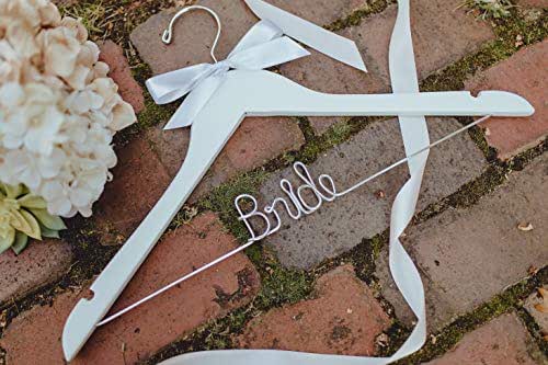 Amazon.com: Bridal Hanger, Bride Hanger, Wedding Hanger, White: Handmade